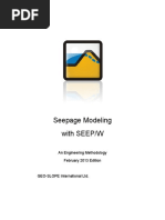 SEEP/W Tutorial - Getting Started | PDF | Soil Mechanics | Geometry