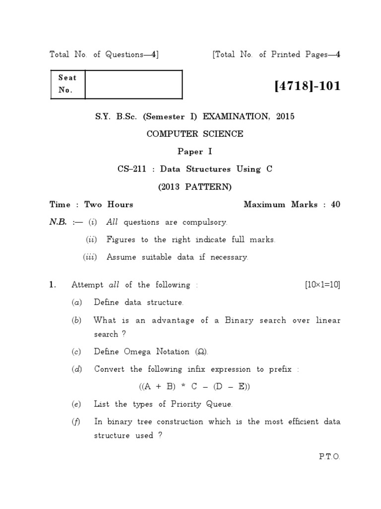 SY BSC Computer Science PDF | PDF | Linear Subspace | Matrix (Mathematics)