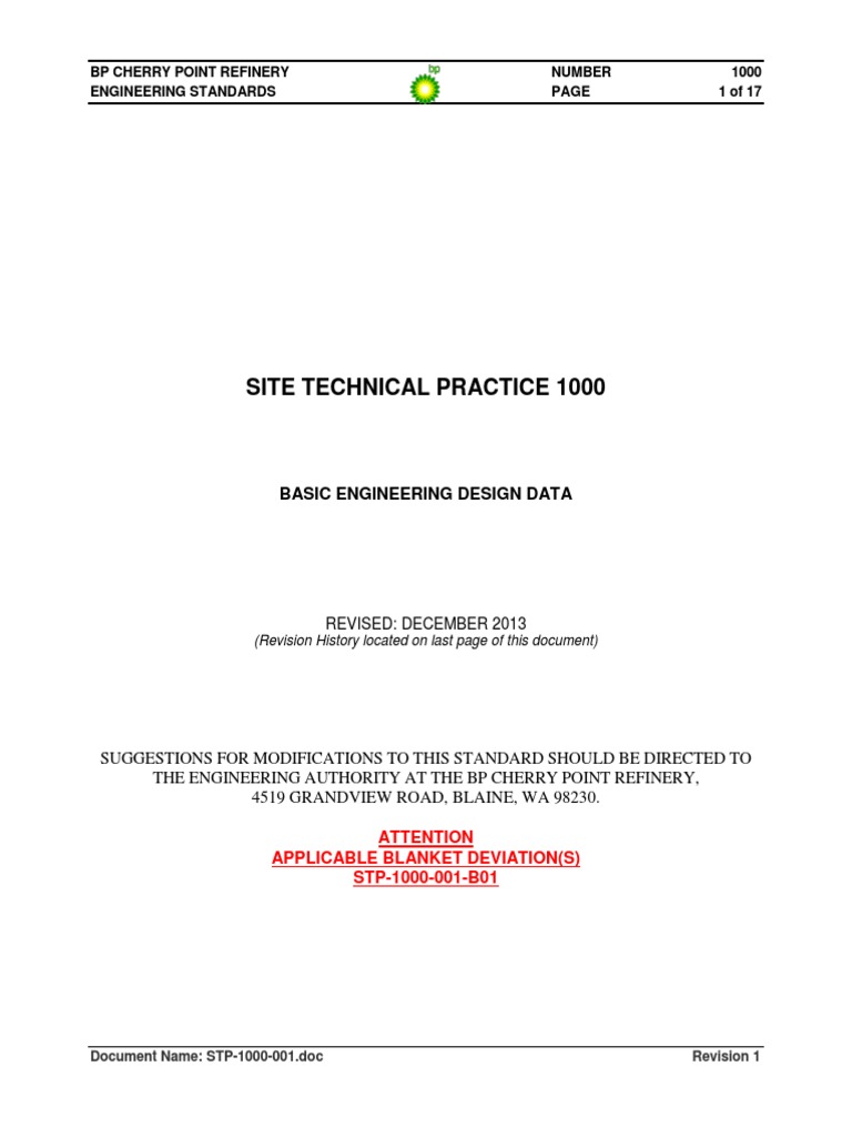 Basic Engineering Design Data STP-1000 | PDF | Steam | Cogeneration