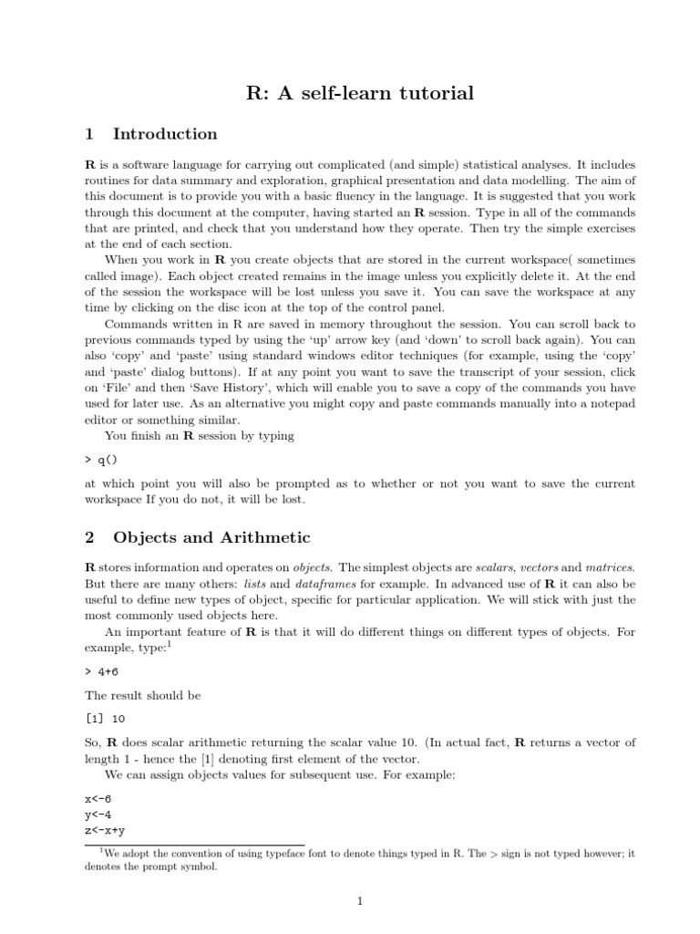 Best First Rtutorial Pdf 