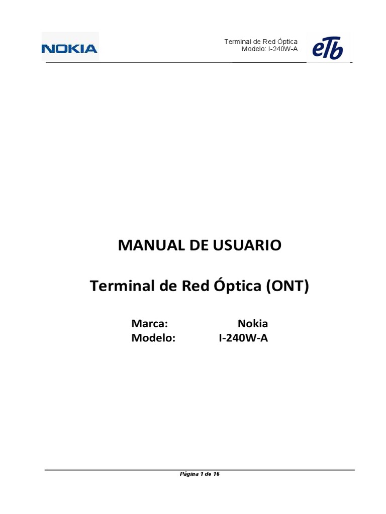 Nokia I 240W A | PDF | Wifi | Red de computadoras