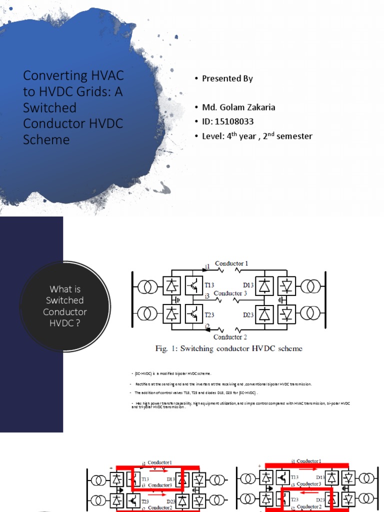 Converting HVAC To HVDC Grids: A Switched Conductor HVDC Scheme | PDF ...