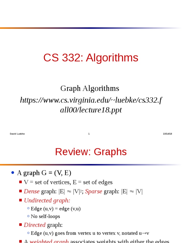 CS 332: Algorithms: All00/lecture18 | PDF | Discrete Mathematics | Theoretical Computer Science