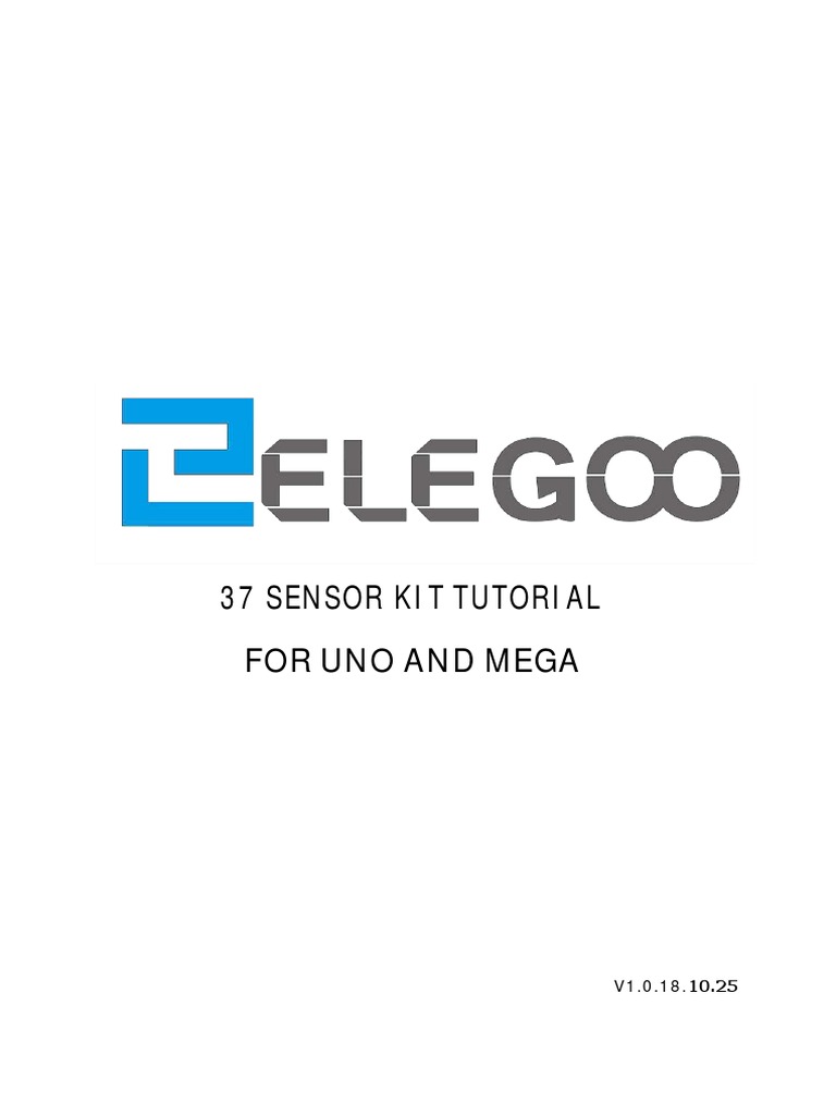 37 SENSOR KIT TUTORIAL FOR UNO AND MEGA v1.0 PDF | PDF | Infrared ...