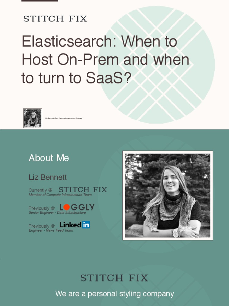 Elasticsearch When To Host On-Prem and When To Turn To SaaS | PDF ...