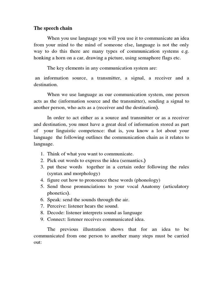Articulatory Phonetics Pdf Speech Idea
