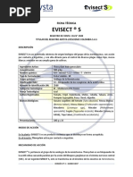 Ficha Técnica Evisect S Arysta (México) | PDF