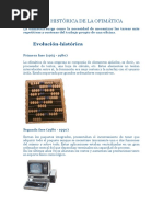 Línea de La Evolución de La Ofimática | PDF | Interfaces gráficas de ...