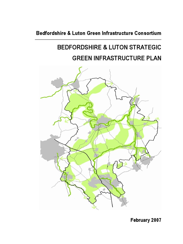 Bedfordshire & Luton Strategic Green Infrastructure Plan | PDF | Green ...