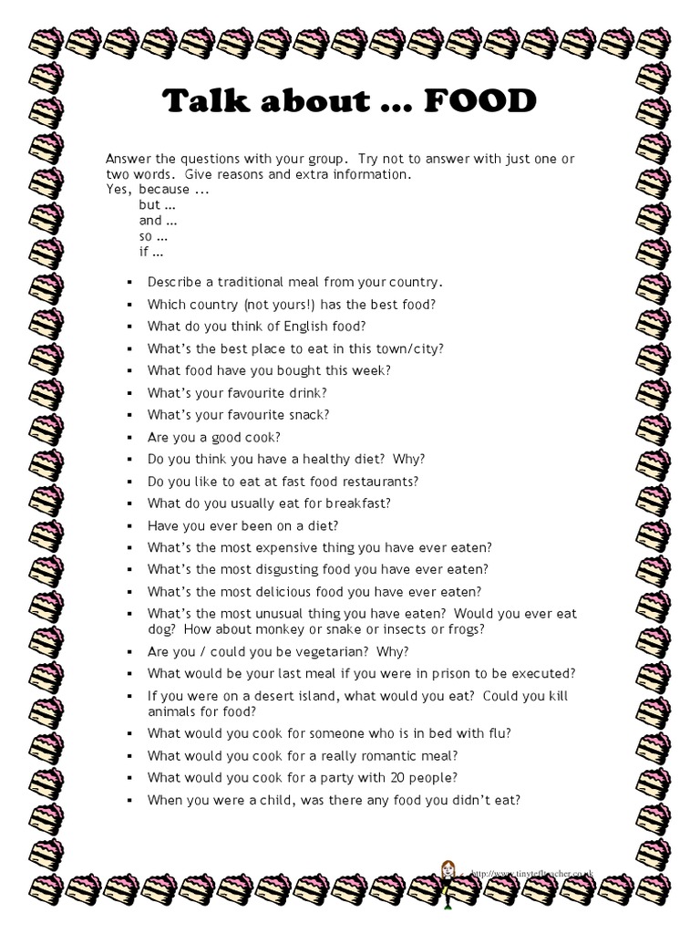 Food Conversation | PDF | Meal | Eating Behaviors Of Humans