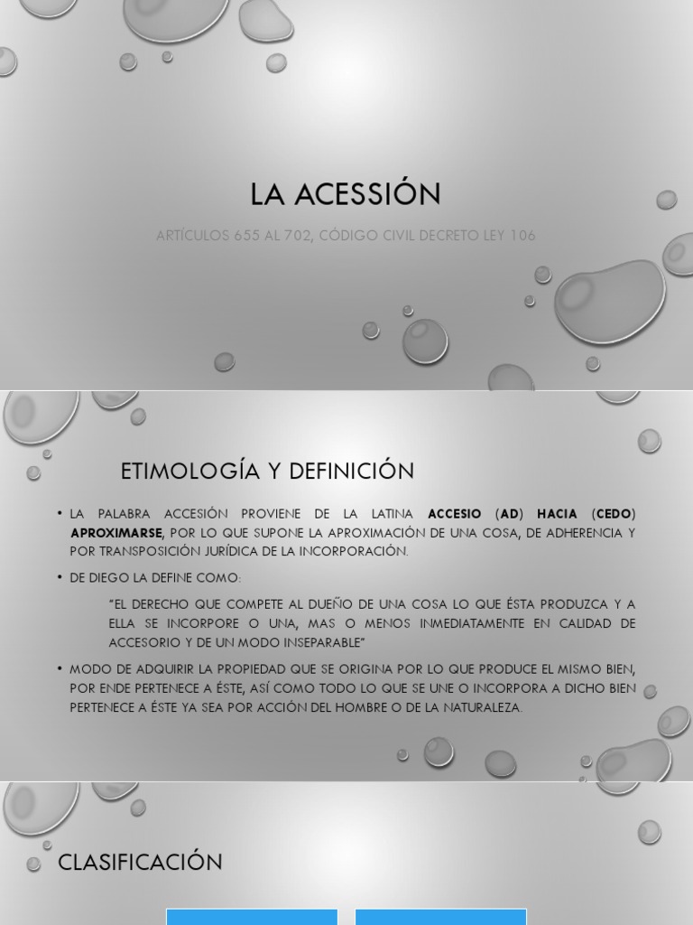 Clase 10. La Accesión | PDF | Propiedad | Derecho y economía