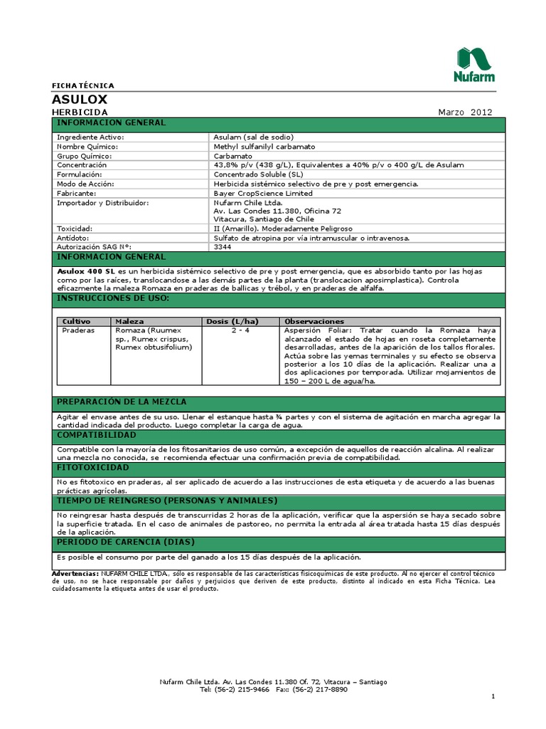 FT Asulox PDF | PDF | Naturaleza