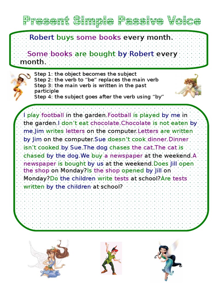 Passive Present Simple 1 | PDF