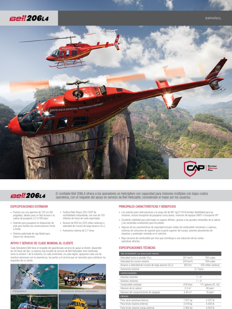 Bell 206 | PDF | Transporte | Vehículos
