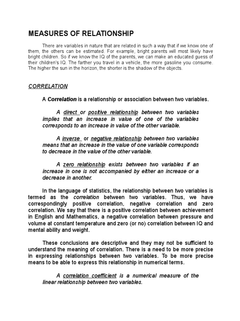 Understanding Correlation Measures | PDF | Correlation And Dependence ...