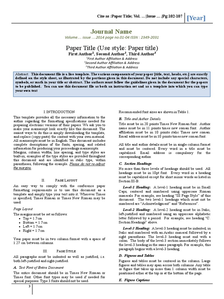 Valley Template | PDF | Times New Roman | Typefaces