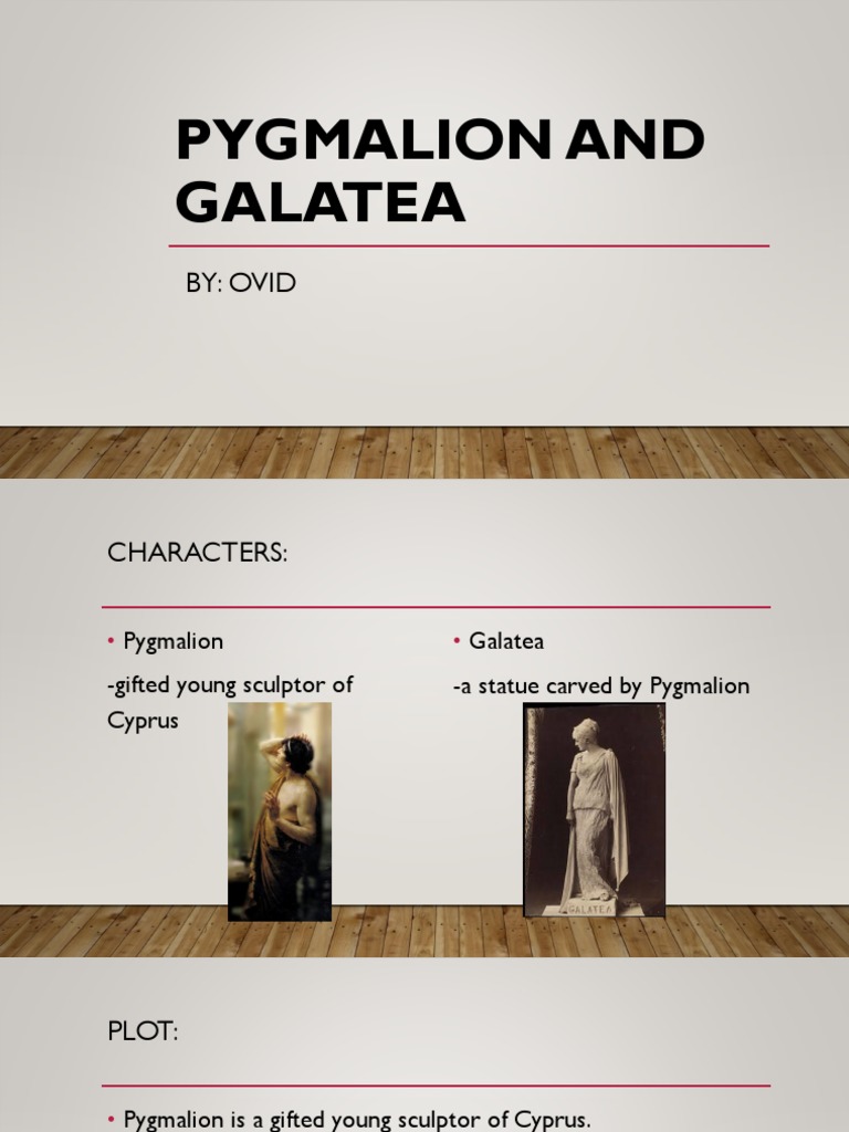 Pygmalion and Galatea: By: Ovid | PDF