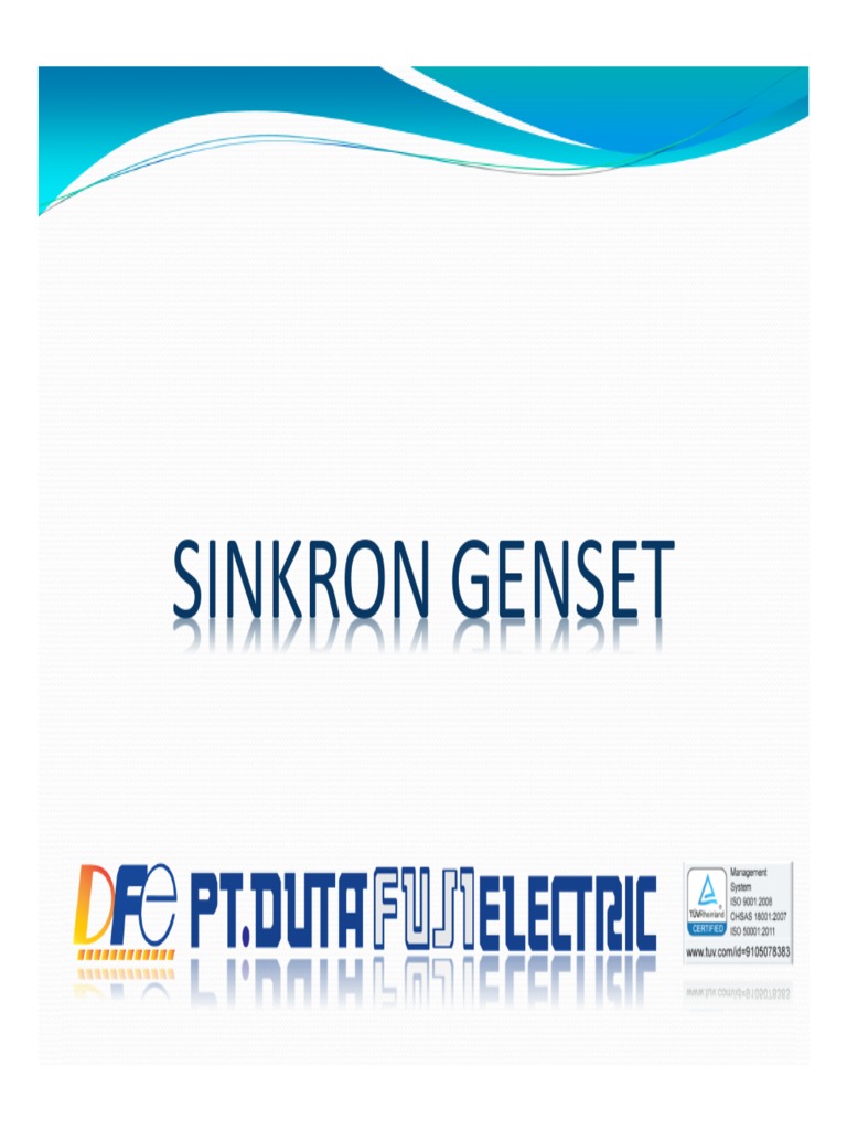 Diagram Panel Sinkron Genset 2 Unit | PDF