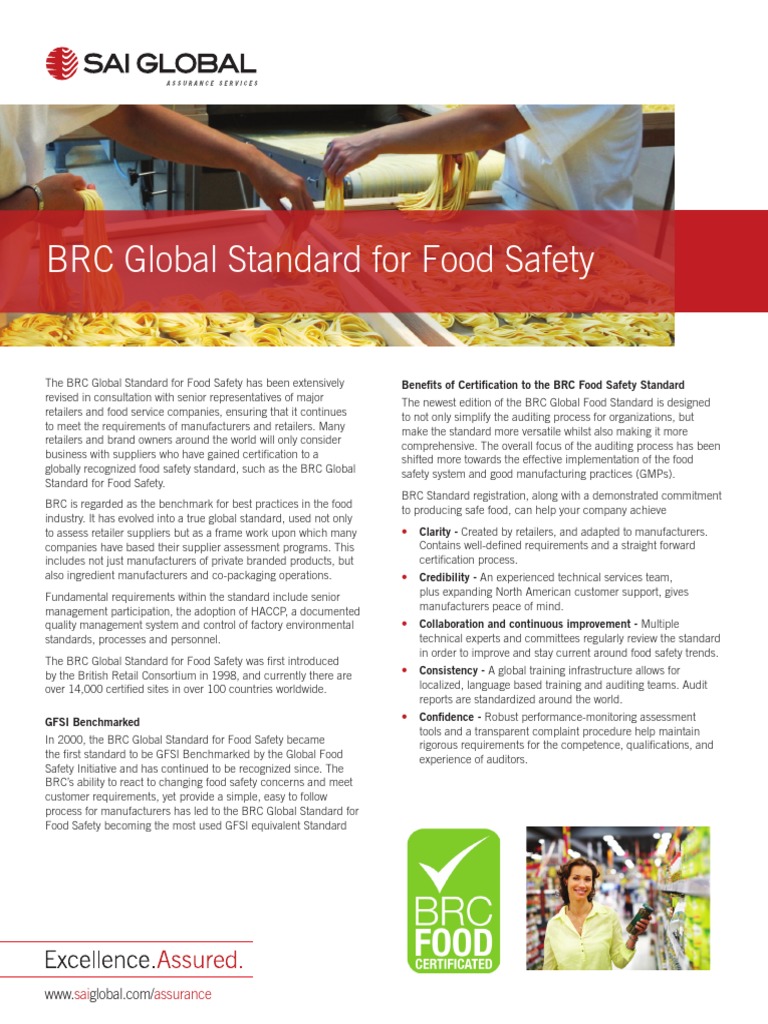 BRC | PDF | Food Safety | Audit
