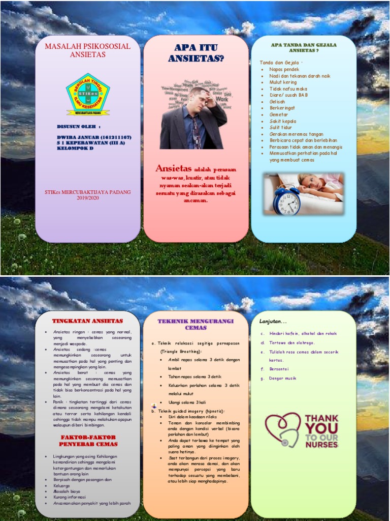 Leaflet Ansietas | PDF