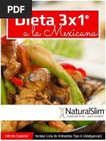 Dieta 3X1 Ejemplos PDF | PDF