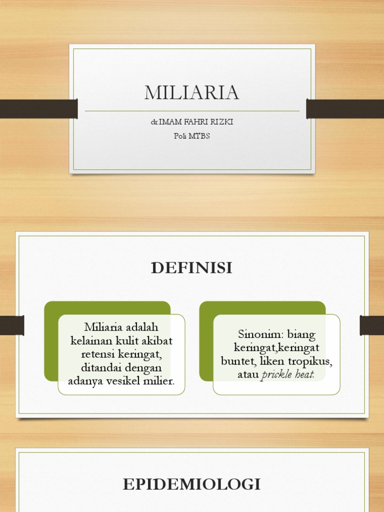 DR - Imam Miliaria | PDF
