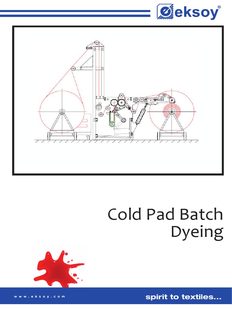 Cold Pad Batch | PDF | Dyeing | Dye