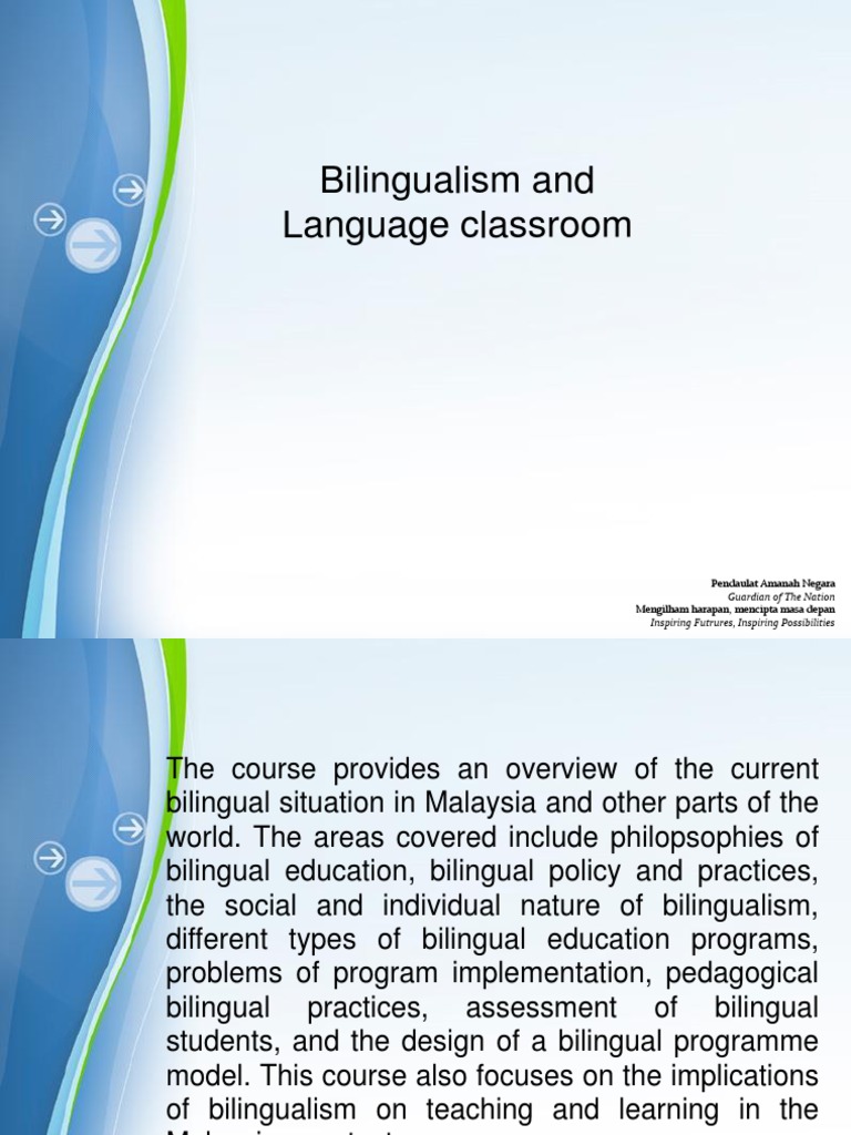 Bilingualism and Language Classroom: Powerpoint Templates | Download ...