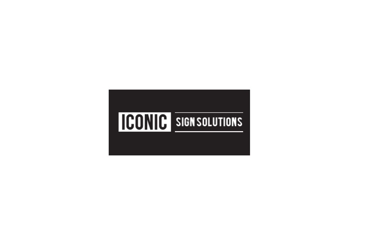 Iconic: Sign Solutions | PDF