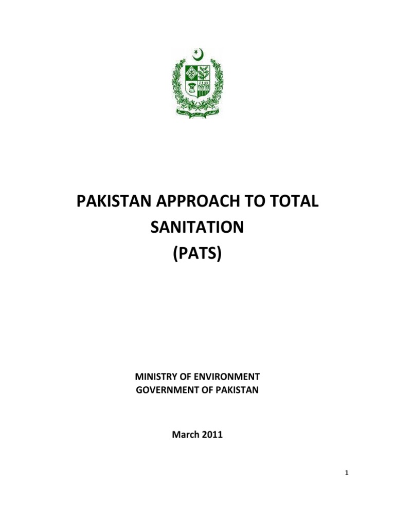 PATS | PDF | Sanitation | Hygiene