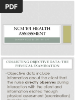 HEALTH ASSESSMENT Module 1 | PDF | Nursing | Medical Diagnosis