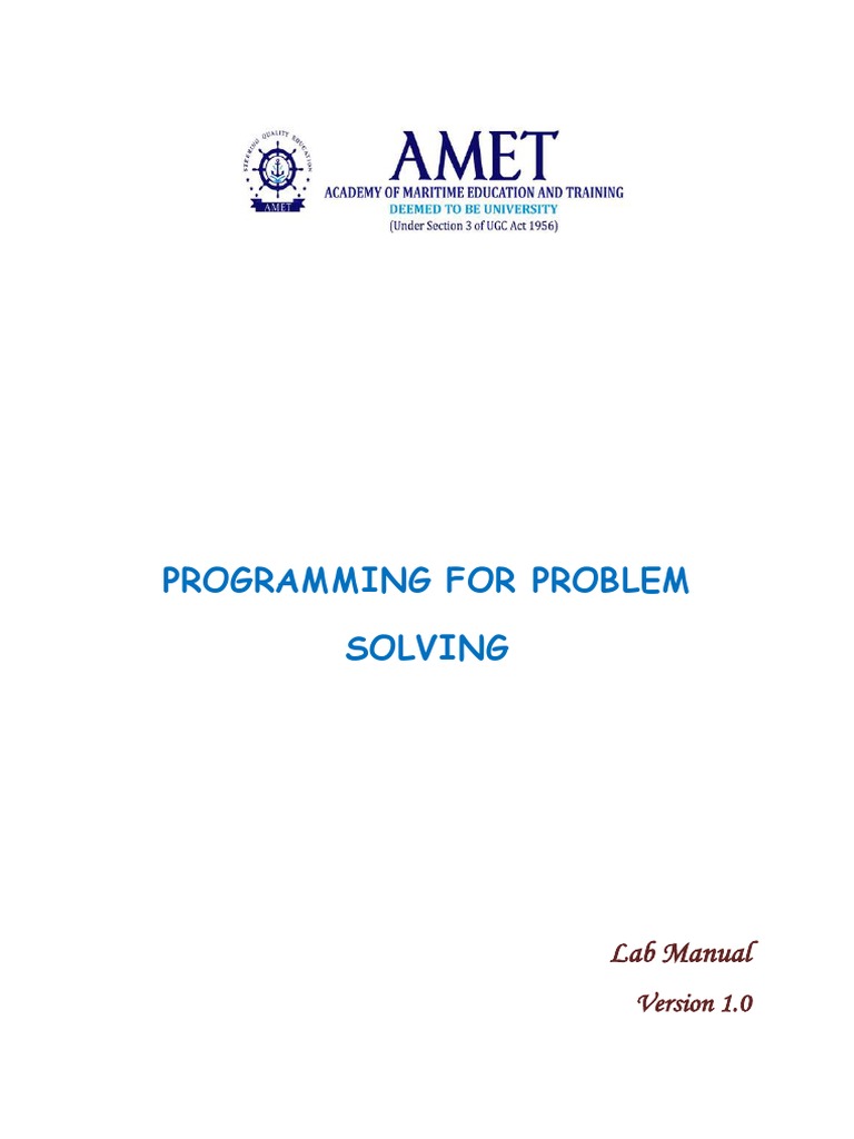 Lab Manual PSP | PDF | Subroutine | Parameter (Computer Programming) Lab Manual PSP | PDF | Subroutine | Parameter (Computer Programming)