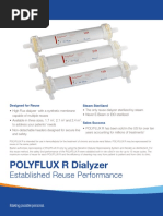 Commonly Used Dialyzer Specifications and Subs Chart | PDF | Hemodialysis | Organic Polymers