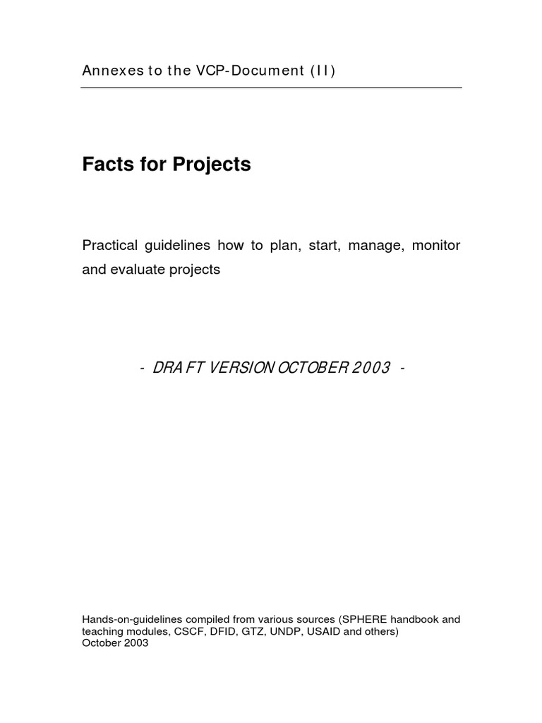 +facts For Projects - GTZ PDF | PDF | Data Analysis | Causality