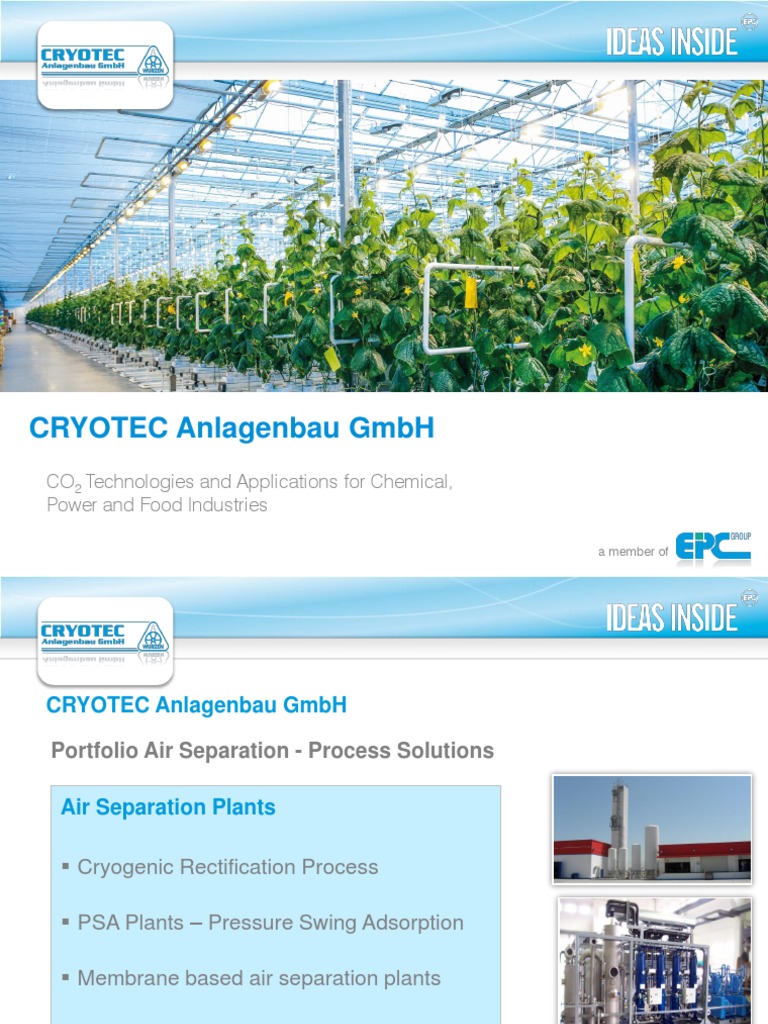 CO2 Recovery Systems by CRYOTEC | PDF | Carbon Dioxide | Ice