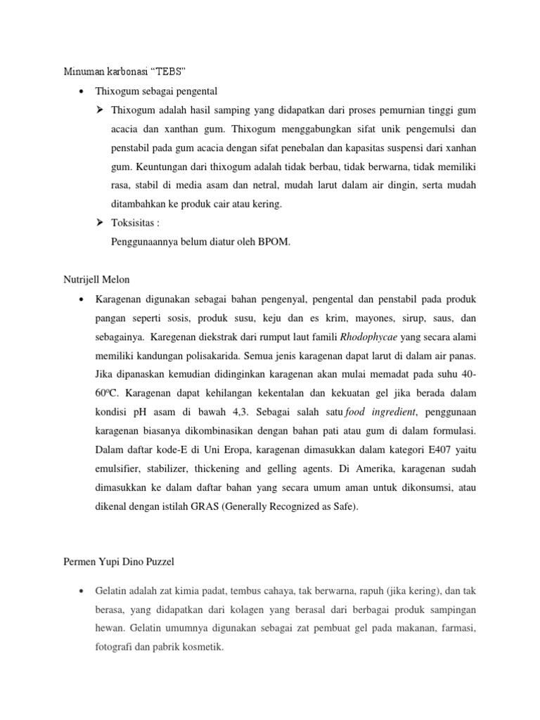 Minuman Karbonasi | PDF