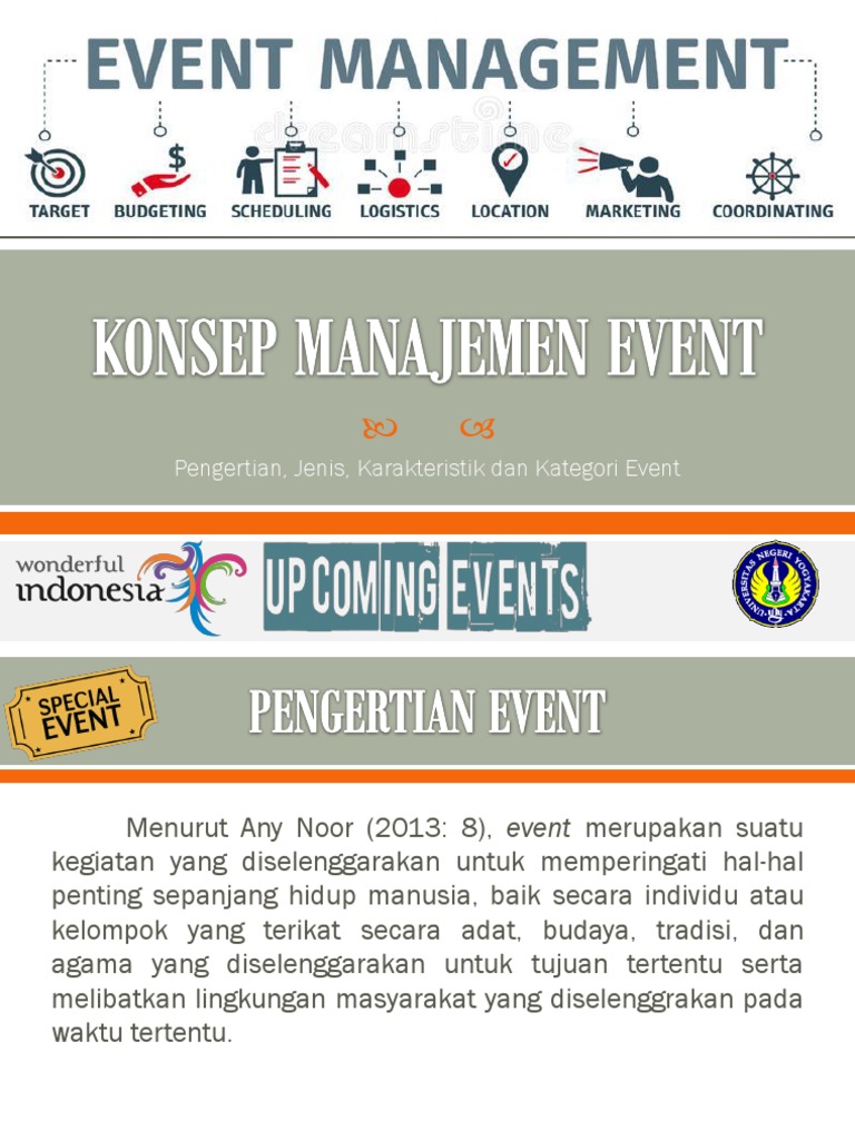 Pertemuan 2-3 Pengertian Event, Event Organizer, Karakteristik Event ...