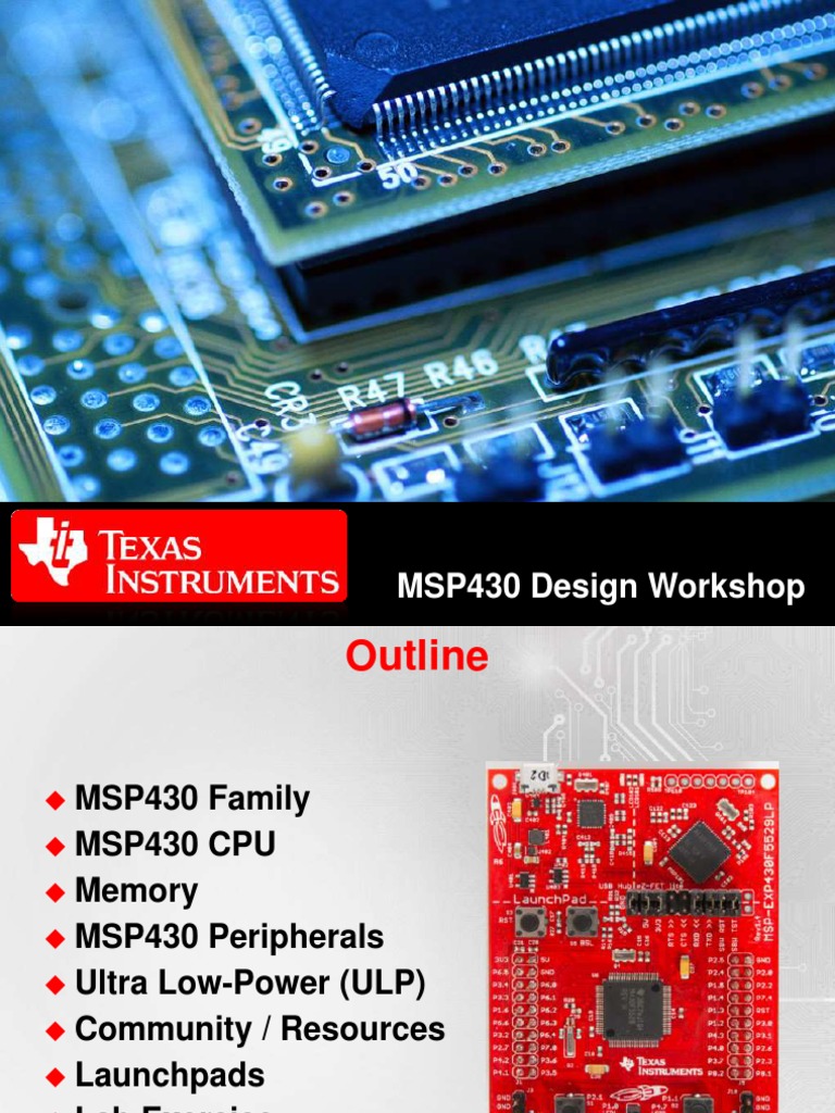 MSP 430 PDF | PDF | Random Access Memory | Microcontroller