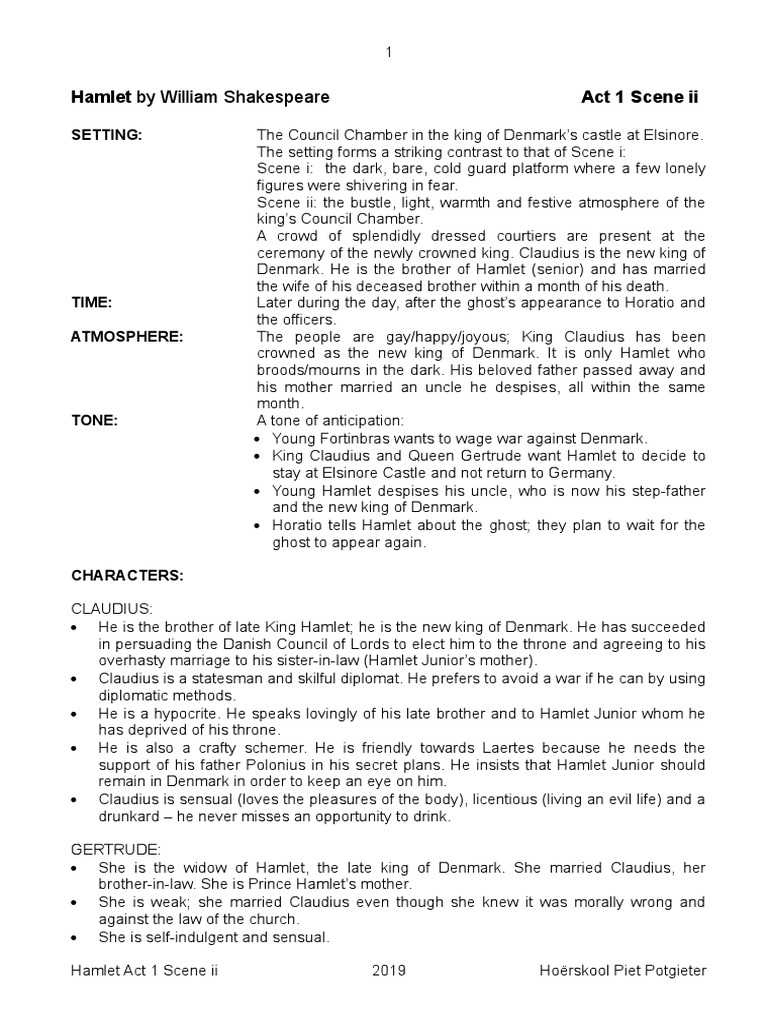 Evil Claudius Hamlet