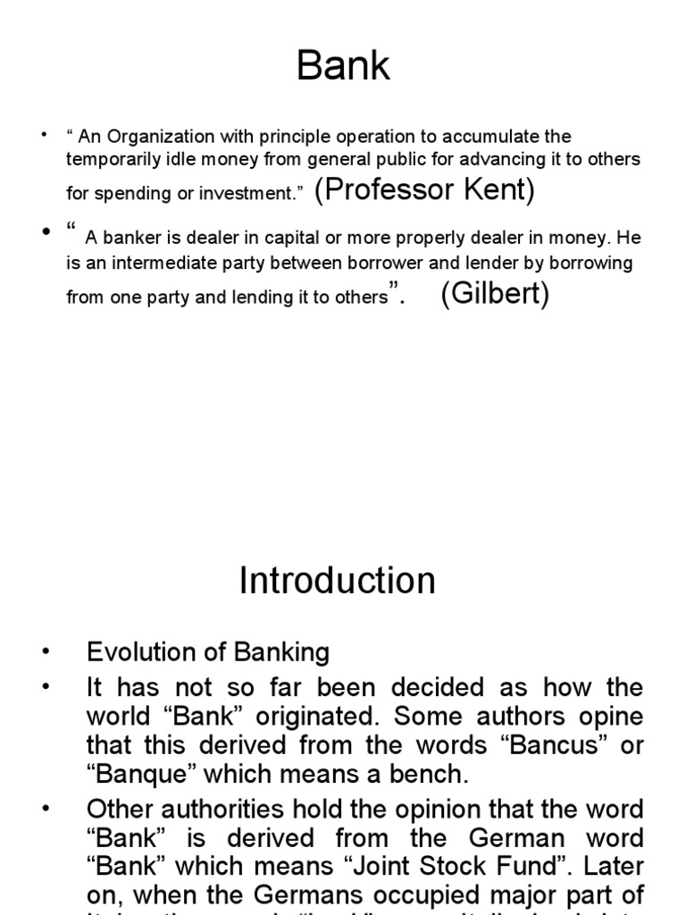 Lecture No.1 (Intro To Money & Banking) | PDF | Banks | Money