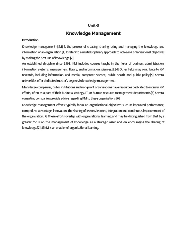 Knowledge Management Process | PDF | Knowledge Management | Tacit Knowledge