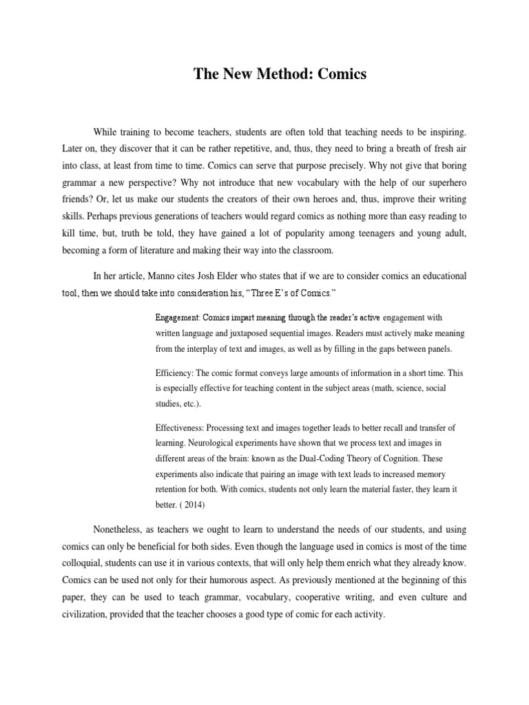 The New Method Comics | PDF | Comics | Recall (Memory)