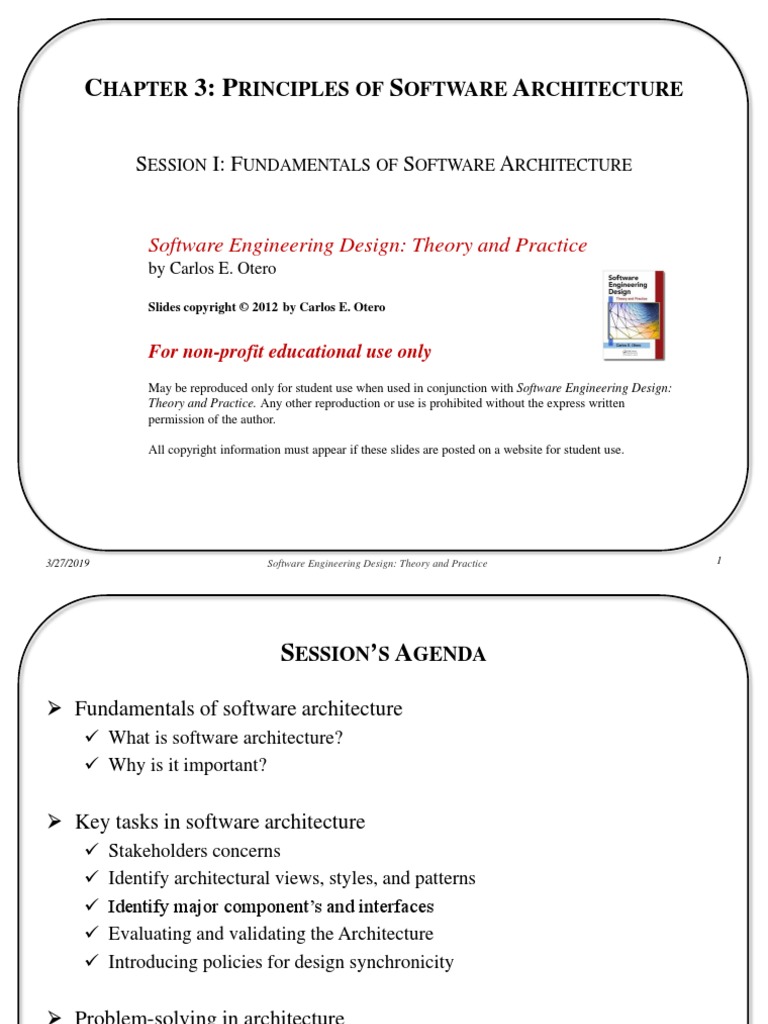 Chapter 3 - Architecture Session I | PDF | Software Architecture ...