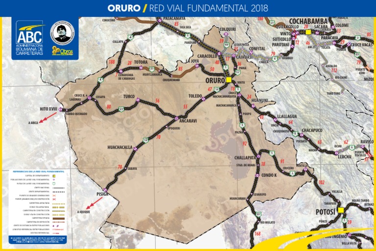 Mapa Oruro 2018