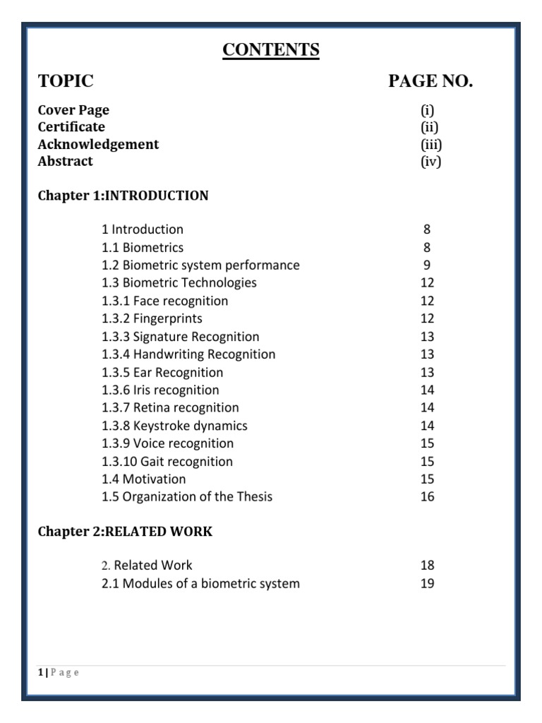 Fingerprint Report on Biometric Systems | PDF | Biometrics | Fingerprint