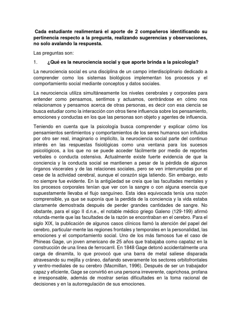 Paso 2 Regulacion Emocional Y Cognicion Social Pdf Mente Las