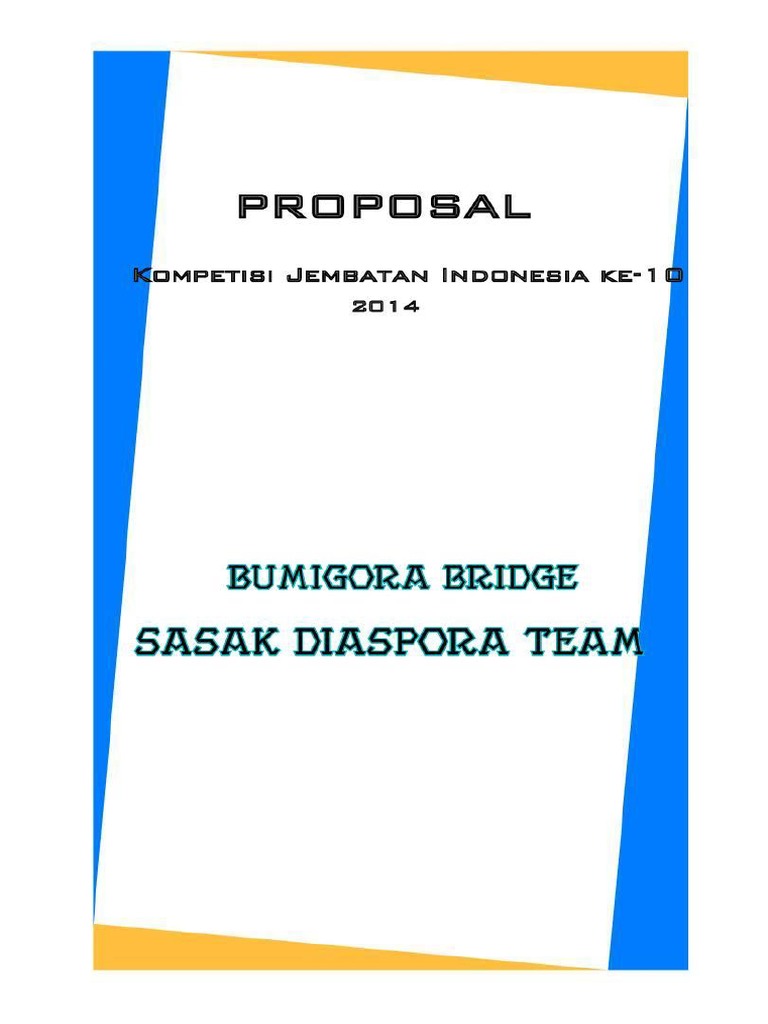 Proposal KJI Busur 2014 (Lolos) PDF | PDF