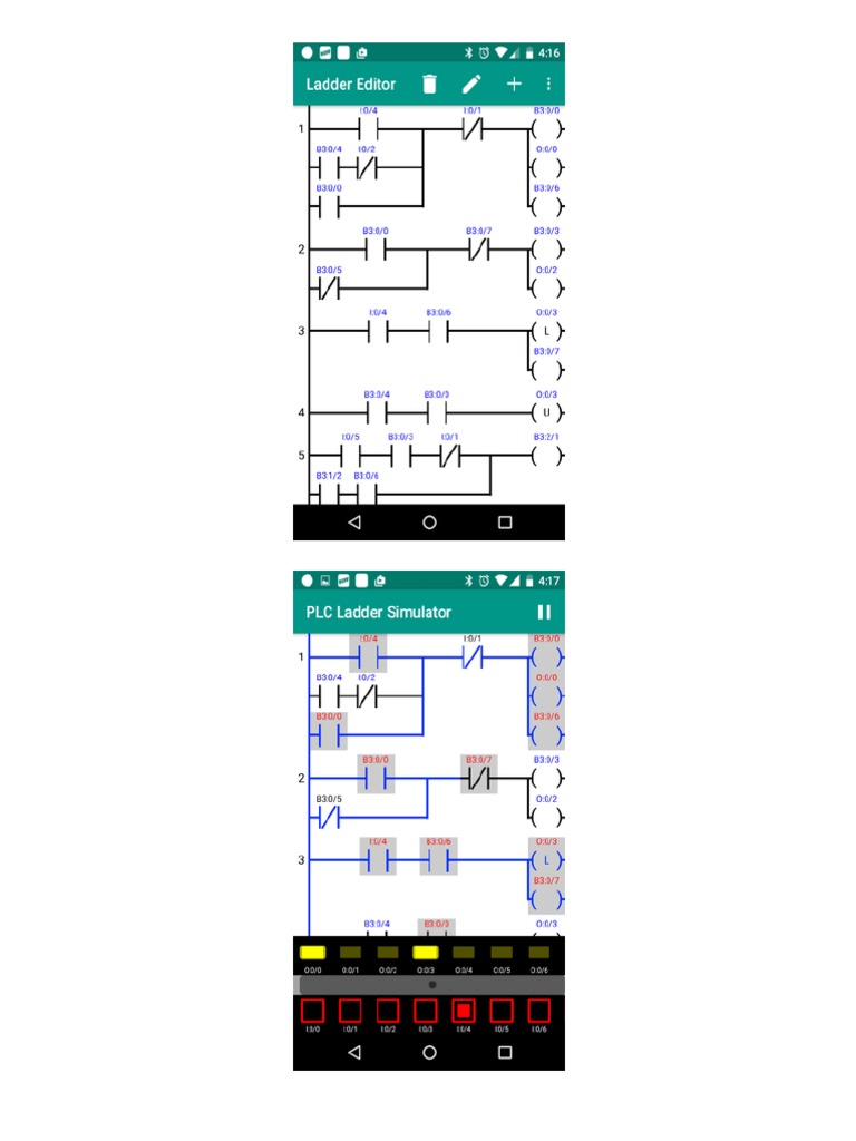 PLC Ladder Simulator PDF | PDF | Programmable Logic Controller | Electrical Engineering