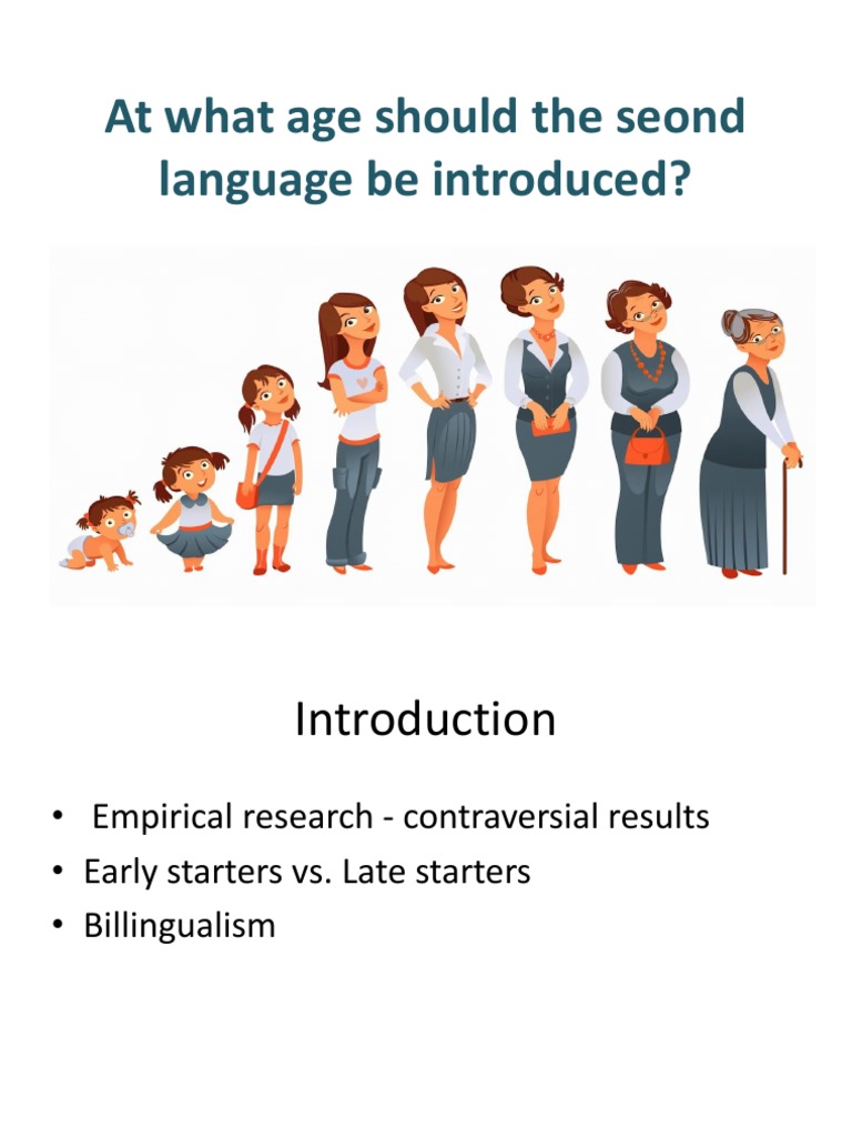 Optimal Age for Second Language Learning | PDF