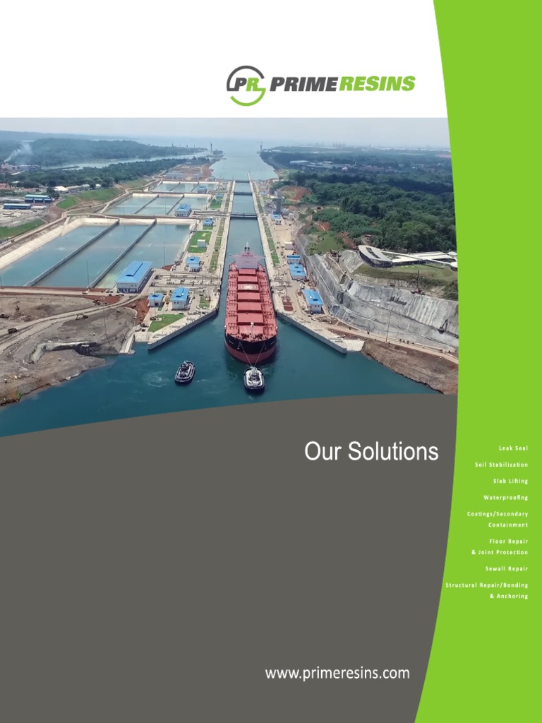 Prime Resins Solutions Brochure | PDF | Epoxy | Concrete
